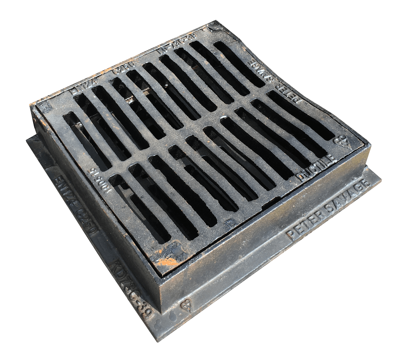 C 250 Ductile Iron Yard Gully Gratings 325 x 325mm Over Grate | Gibbs ...